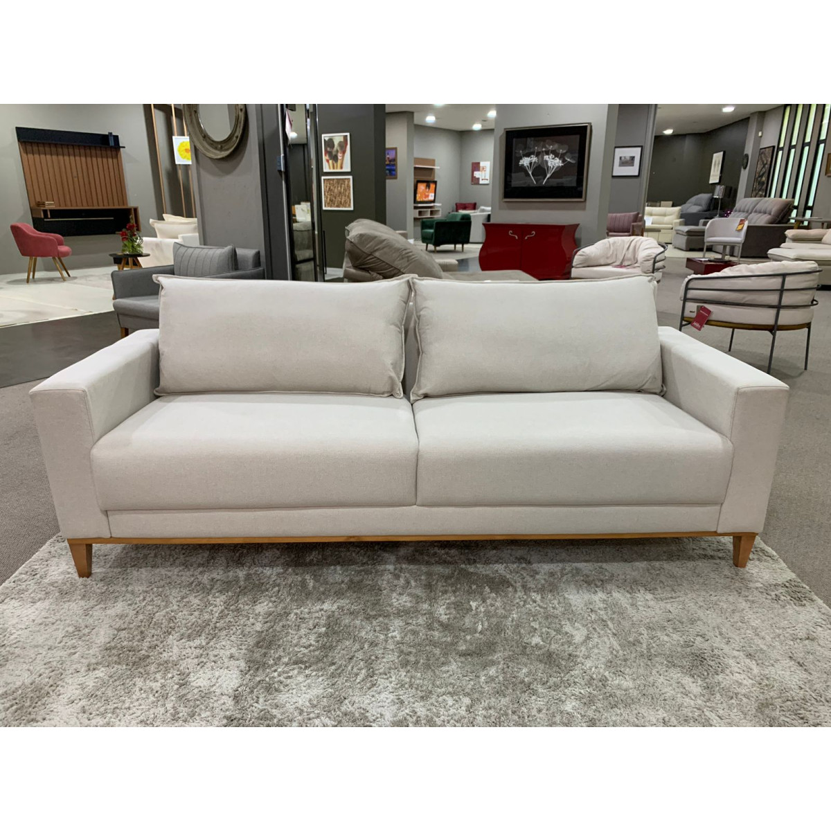 Sofa 2 lugares com Almofadas soltas 1,75 MFESOF2501